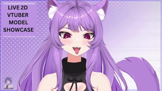 Draw and rig male or female 2d vtuber model, anime, vtuber design, live ...