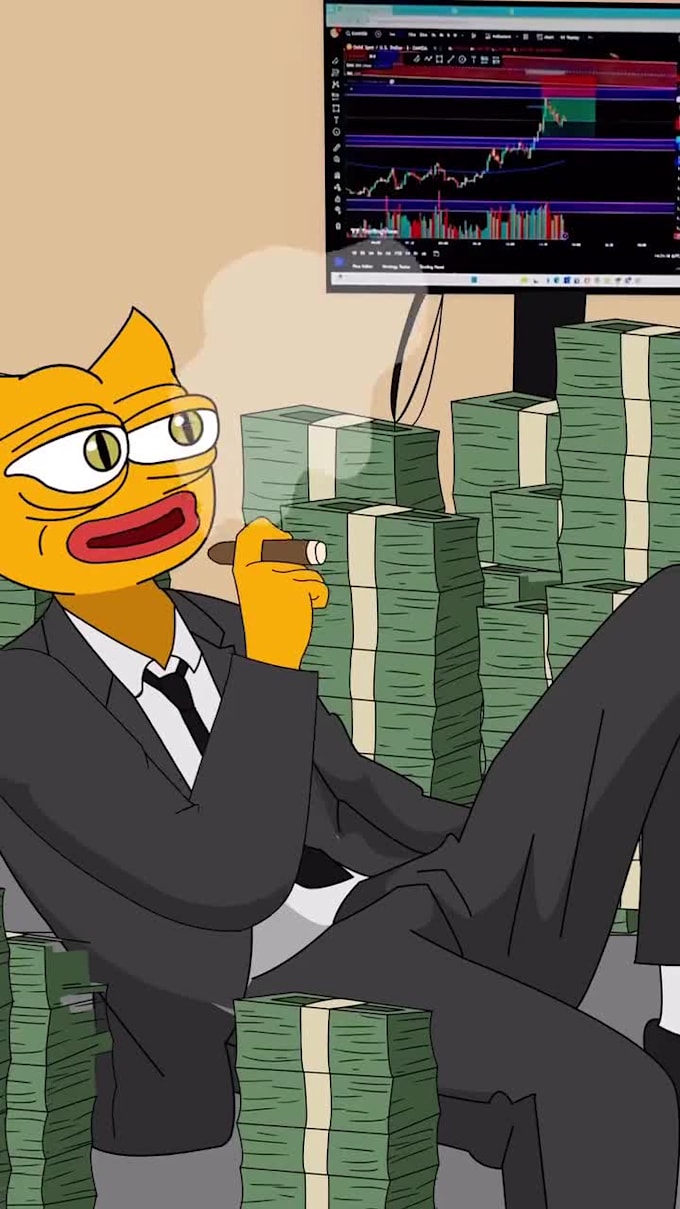 Do crypto meme video telegram sticker, gifs, emojis, meme artwork ...