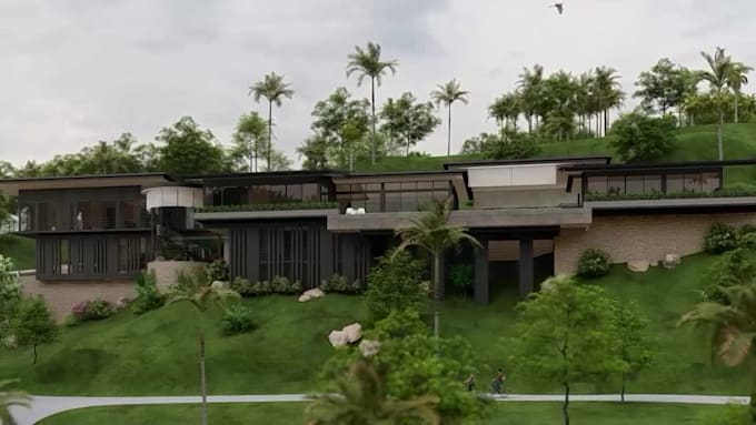 Do realistic exterior and interior architecture 3d rendering by Dessin_studio | Fiverr