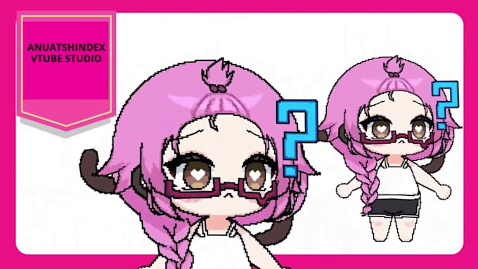 Draw cute chibi live2d vtuber model, chibi anime, 2d vtuber rigging ...
