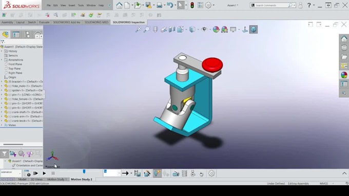 Design your 2d , 3d model using solidworks by Karemwaled | Fiverr