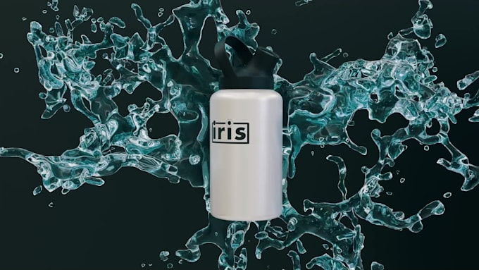 Do 3d product animation video with 3d water simulation by Asuadesigns ...