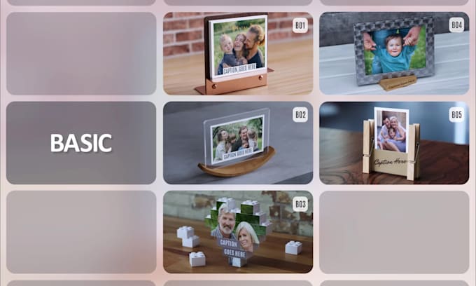Create realistic photo frame video mockup by Motionmount_ | Fiverr