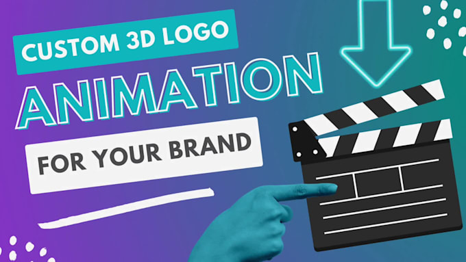 Create a custom dynamic 3d logo animation intro by Tawchow | Fiverr