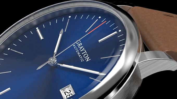 Create 3d watch model, bracelet, watch, watch design and 3d wristwatch ...