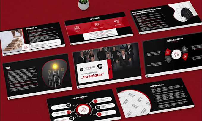 Design powerpoint presentation, google slides, powerpoint template ...