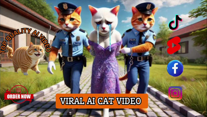 Create adorable ai cat for viral ai cat video with ai fusion, youtube ...