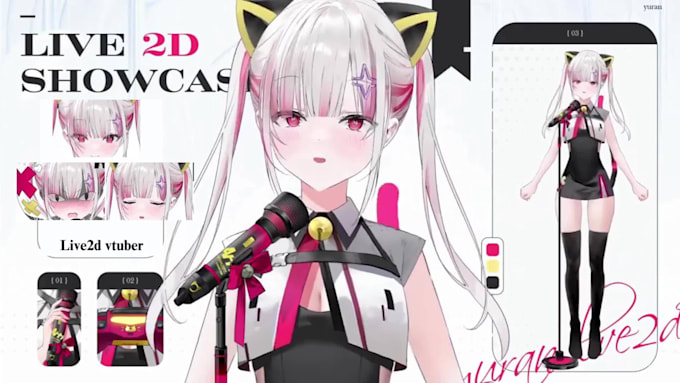 Design and rig pro vtuber character in live2d, for vtuber model and vtube studio by ...