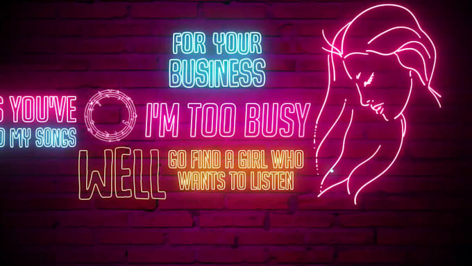 Create modern lyric video by Beatstudio | Fiverr