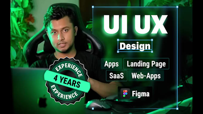 Do landing page ui ux, saas ui ux, mobile app ui ux design by Uiux_designer23 | Fiverr