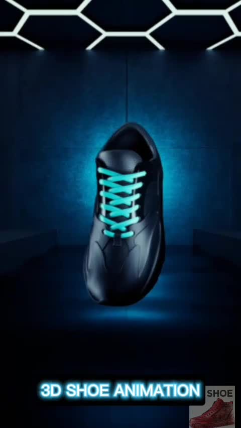 Render 3d shoe model sneaker design shoe animation 3d footwear and ...