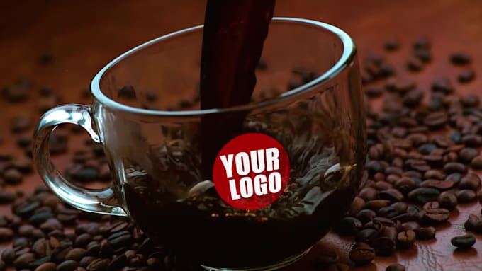 Make premium coffee intro logo animation promo ad video by Him ...