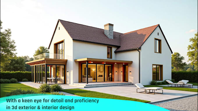 Do interior rendering, exterior rendering and 3d rendering architecture ...