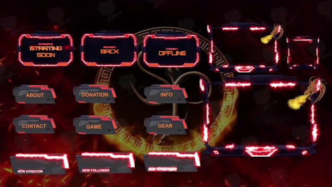 Make best twitch package including best twitch overlays, logo, panel ...