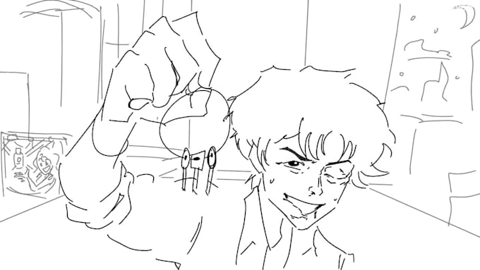 Do 2d traditional line art frame by frame animation comic line art ...