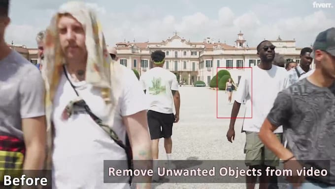 Remove unwanted object, text from video vfx by Zee_editingzone | Fiverr