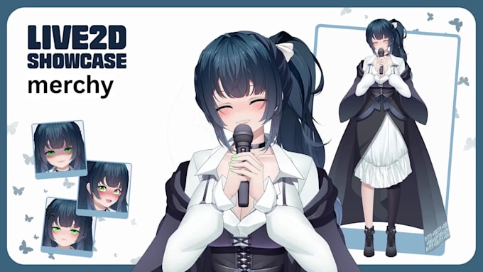 Design and rig live2d vtuber , 2d vtuber character, live2d rigging ...