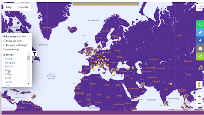 Develop interactive map with full customization and visualizations by ...