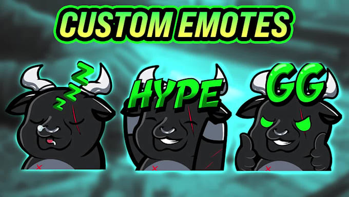 Create professional and amazing twitch emotes by Phsgraphix | Fiverr