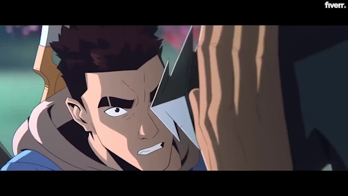 2d animation, cartoon animation, twitch intro, youtube intro, 2d anime ...