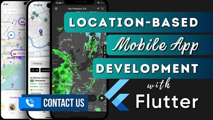 Develop location based mobile apps with flutter google maps mapbox by Ru_vidu | Fiverr