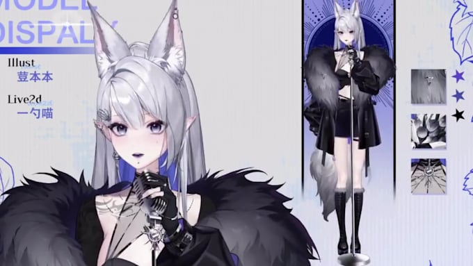 Plataforma de diseño de personajes de anime vtuber en live2d para ...