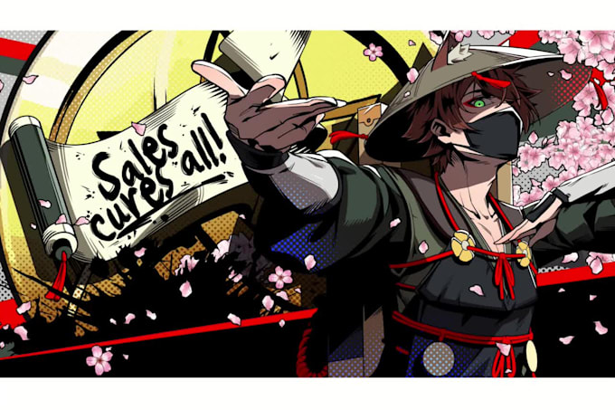 Draw persona 5 all out attack anime art illustrations by Moeqit_id | Fiverr