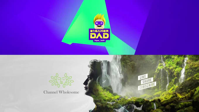 Do youtube channel branding with logo, banner, thumbnails and intro ...