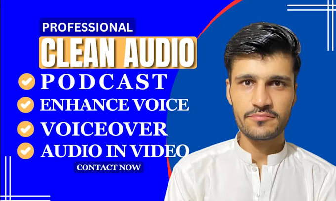 Do audio editing, background noise reduction, clean and fix audio of ...