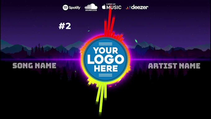 Create professional audio spectrum and music visualizer by St_creations4u | Fiverr