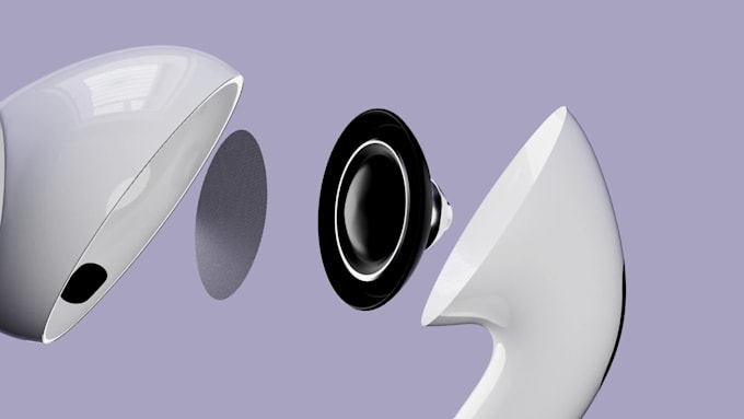 Create 3d product animation for your airpods, earbuds, and electronic ...