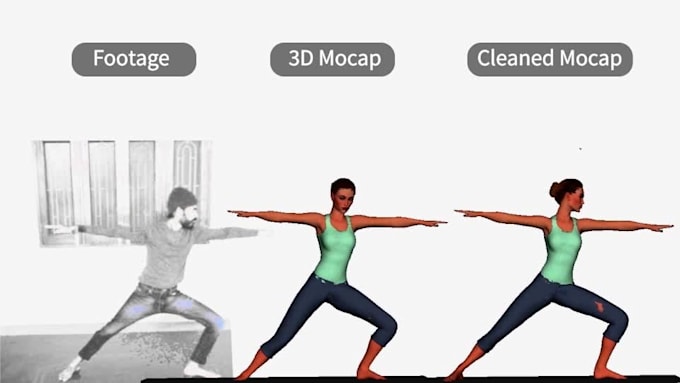 Create 3d motion capture, mocap cleanup and animation retargeting to ...