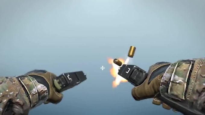 Render 3d gun model,3d fps animation,3d shooting game,viewmodel ...