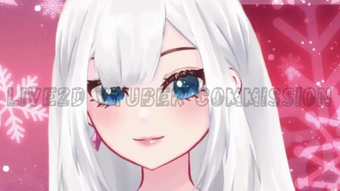 Vtuber commission live2d 3d vtuber model rig vrchat anime vseeface ...