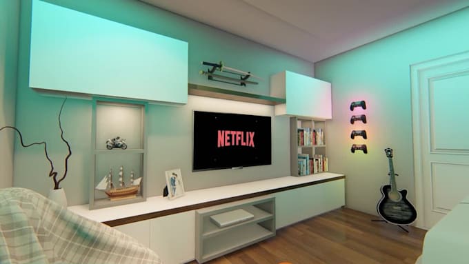 Render architectural 3d animation room walkthrough video by Pinkarts ...