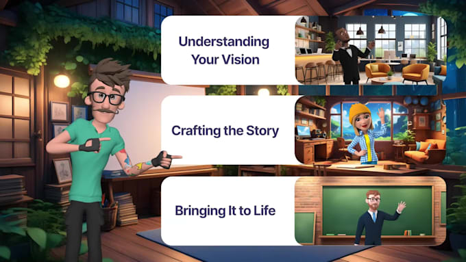 Create 3d explainer video animation for your business by Hooferism | Fiverr