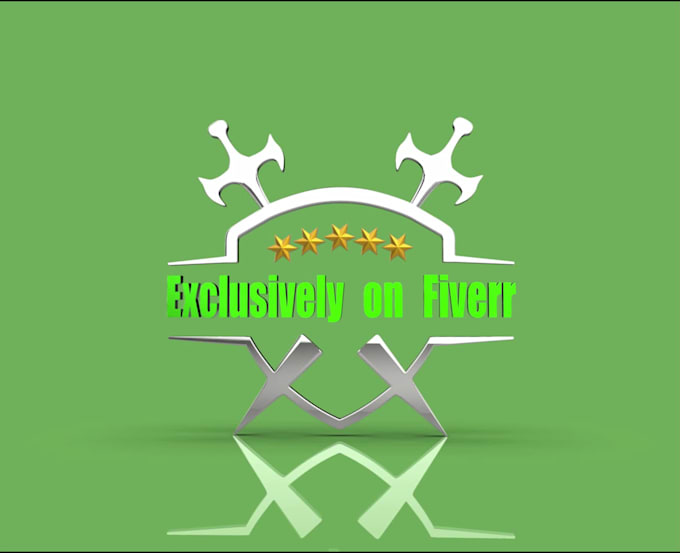 Create 3d spinning rotating logo animation gif loop by Faisal_199 | Fiverr