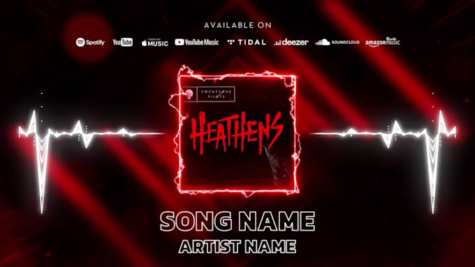 Make super cool audio spectrum or music visualizer by Oahedforhad | Fiverr