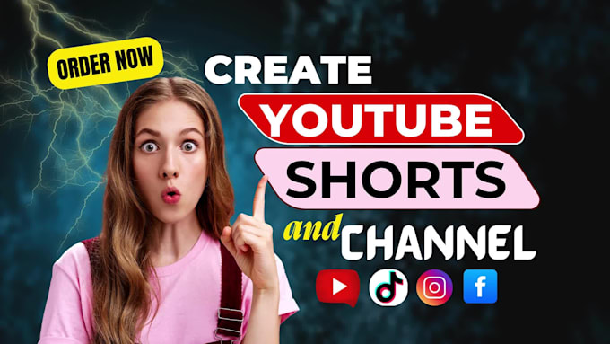 Create youtube shorts channel with 100 short videos by Ranaanaya | Fiverr