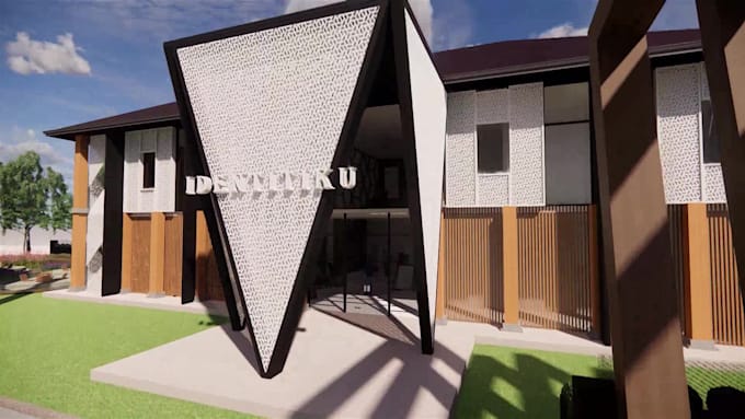 Edit and render architectural walkthrough animation by Hozhiyan | Fiverr