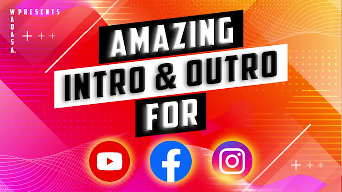 Make youtube intro outro video trailer in 4k quality by Waqasaawann ...