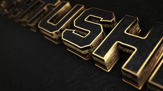 Create black and gold 3d logo animation by Taspiyatusha | Fiverr