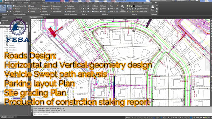 Design roads, grading, dry, wet utilities in auto cad civil 3d by ...