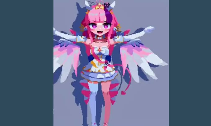 Furry-pixelkunst, animierte furry-pfp, fursona-sprite, animierter pixel ...