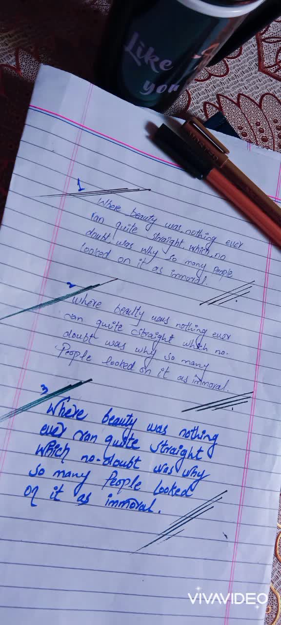 Handwrite cursive neat beautiful personalized notes by Wikikhan667 | Fiverr