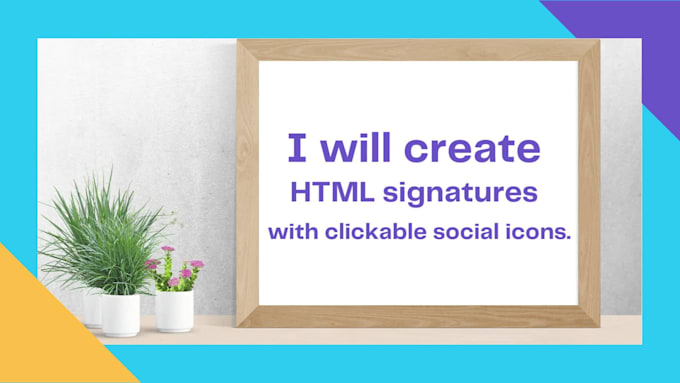 Create A Clickable Html Email Signature By Swabindadewan Fiverr
