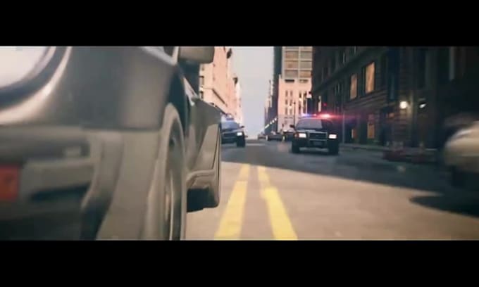 Do 3d cinematic car chase animation, ultrarealistic 3d car model, vfx ...