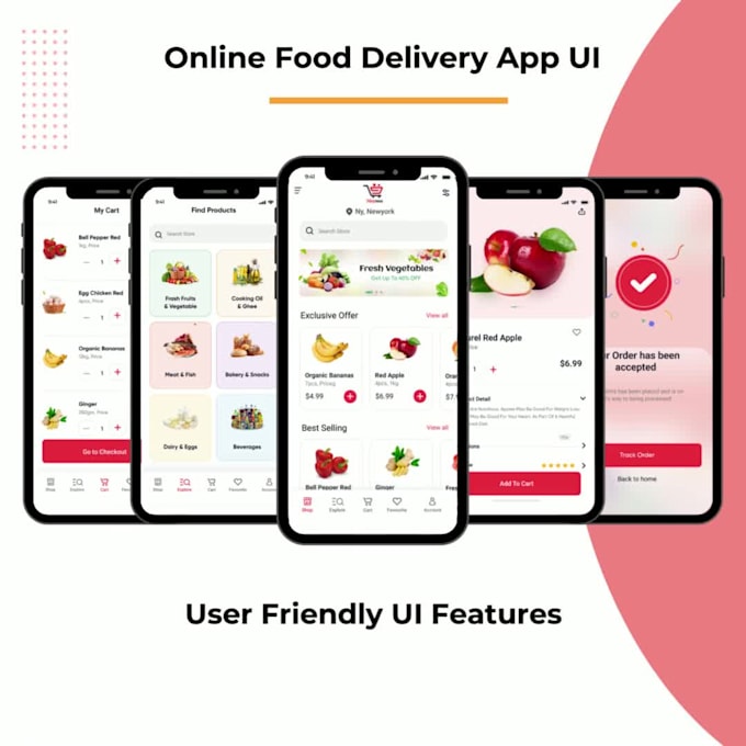 Design modern ui ux of your mobile android ios apps by Uiexpert_sam ...