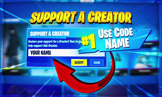 Create cool fortnite support creator code animation by Risadu_omg | Fiverr