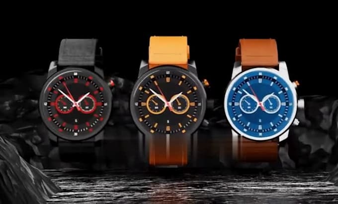 Create 3d watch animation 3d watch design 3d wristwatch model cgi watch ...